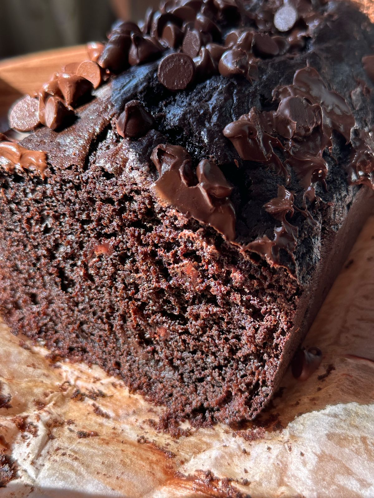 Chocolate Fudge Loaf Cake - The Fairy Who Bakes