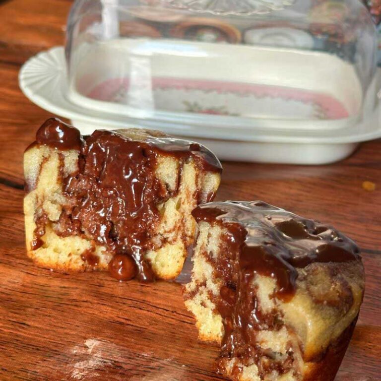 Bakery-Style Marble Muffins - The Fairy Who Bakes