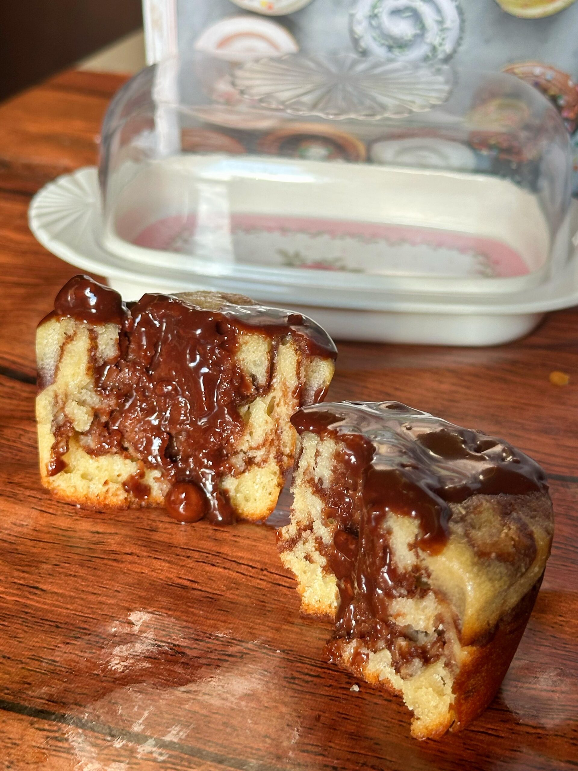 Bakery-Style Marble Muffins - The Fairy Who Bakes